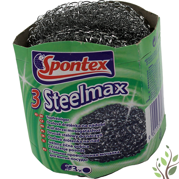 Spontex spirál fémsúroló 3db steelmax - DN Solution Kft. - online webáruház